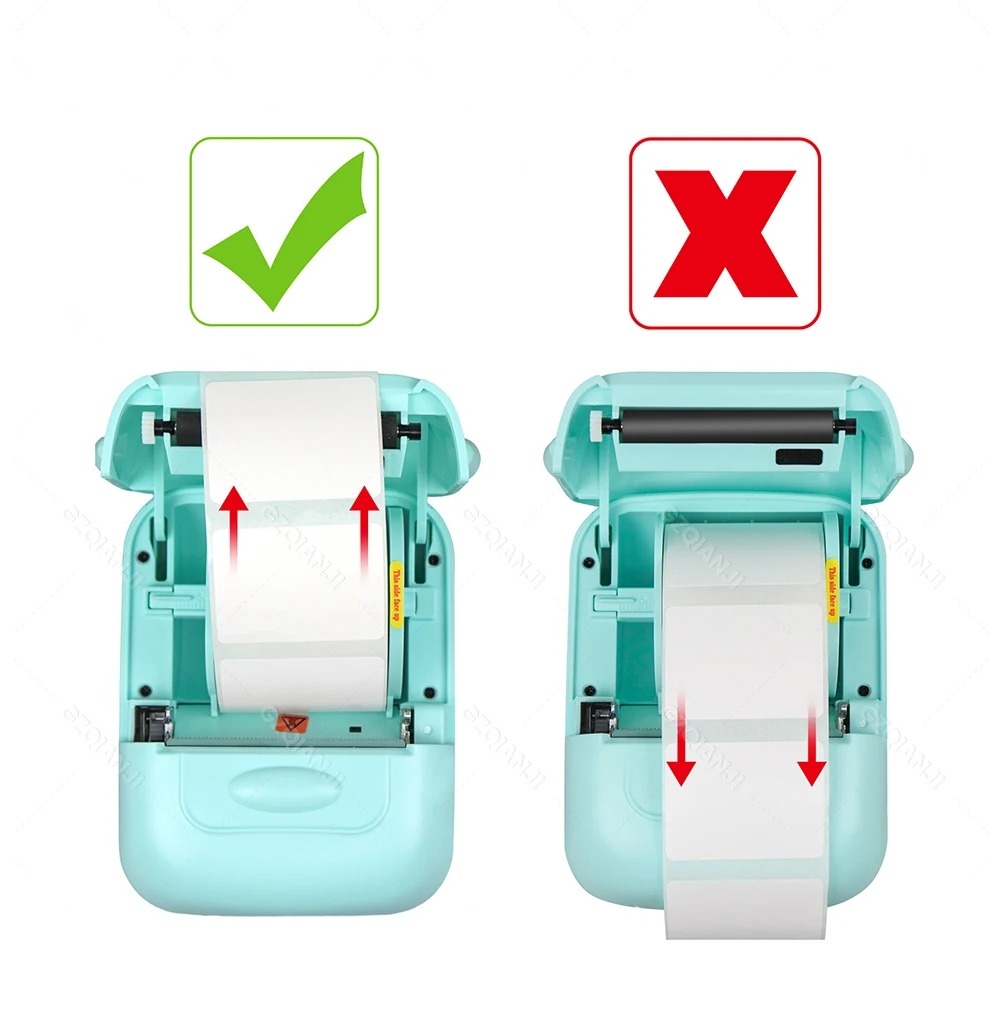 Marklife P50 Mini Portable Thermal Label Printer Label Maker Wireless ...