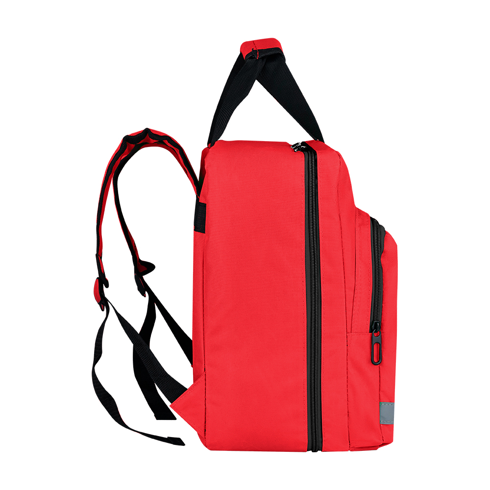 Red Emergency Backpack First Aid Bag Empty Medical First Aid Back Pack ...
