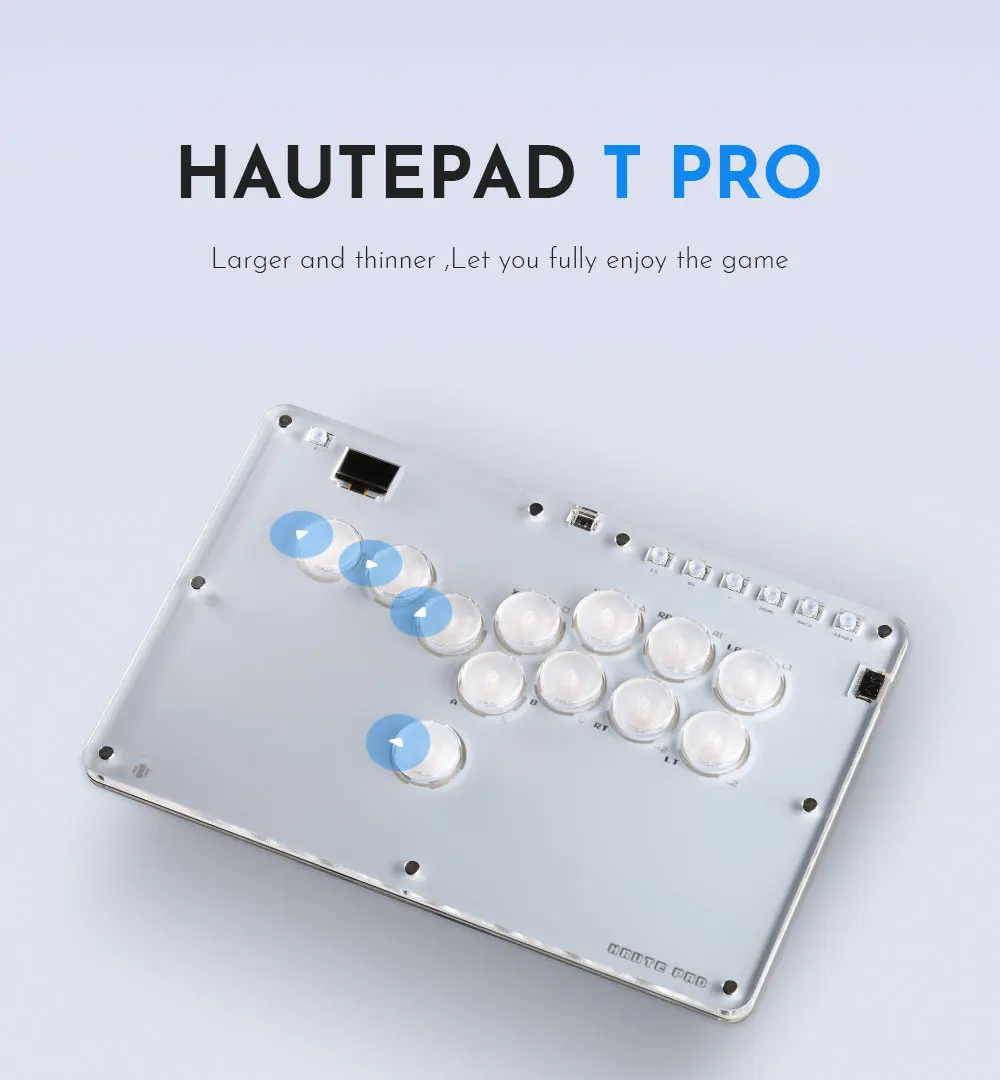 ⭐⭐⭐Haute42- COSMOX Mini Hitbox Leverless Controller Games For PC/PS3 ...