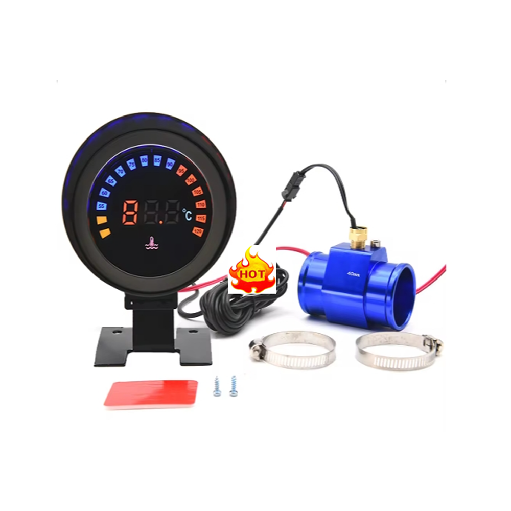 NEW LCD water temp gauge + water temperature sensor 10MM car Display ...