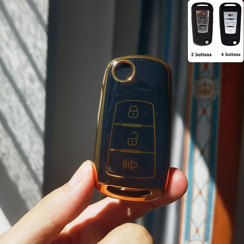 Proton 3/4 Buttons Folding Car Remote Key Case Suitable For Proton Saga ...