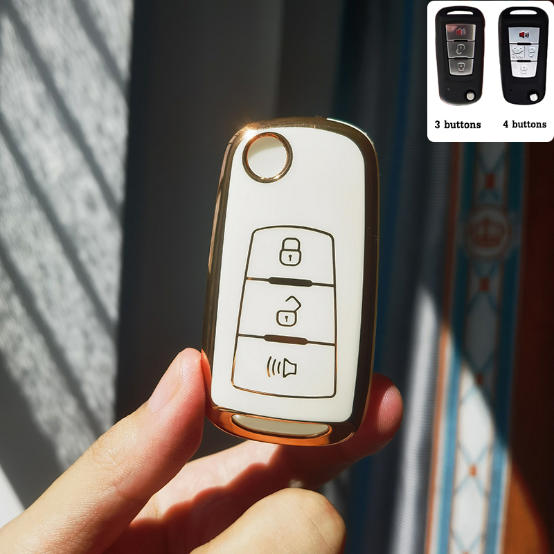 Proton 3/4 Buttons Folding Car Remote Key Case Suitable For Proton Saga ...