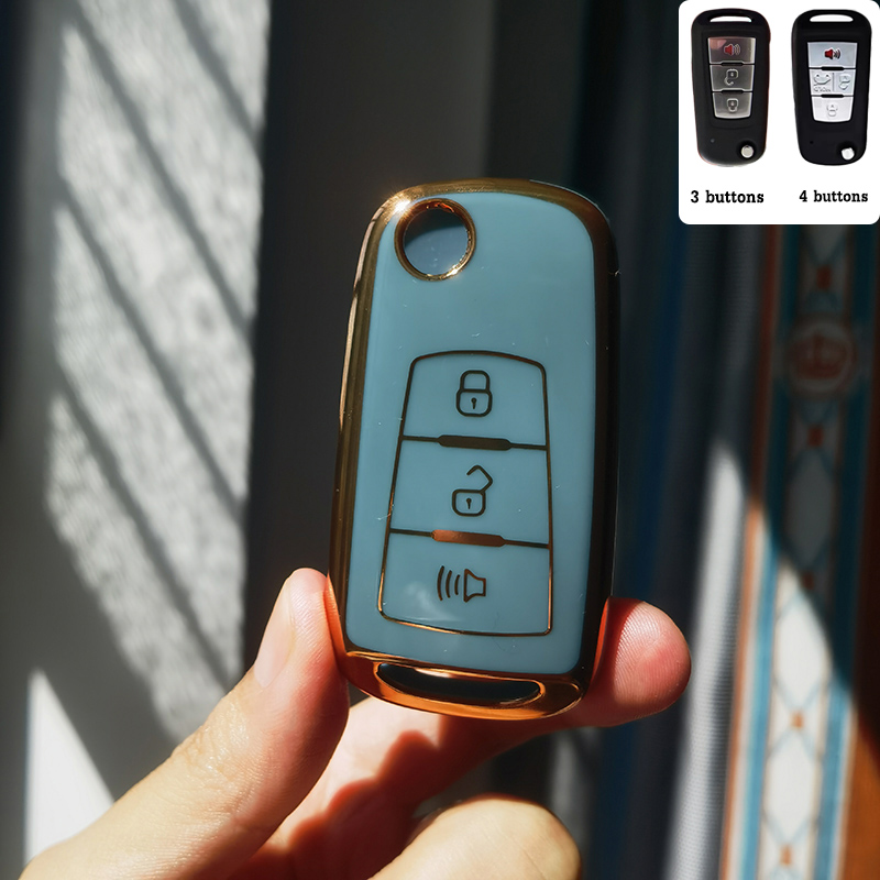 Proton 3/4 Buttons Folding Car Remote Key Case Suitable For Proton Saga ...