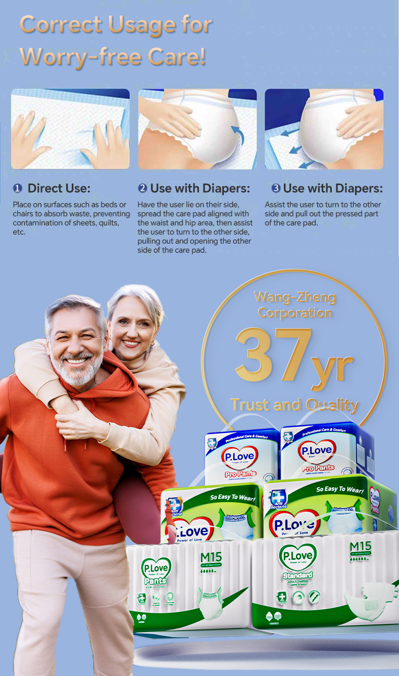 P.Love Adult Disposable Premium Under Pad Hygienic Protector ...