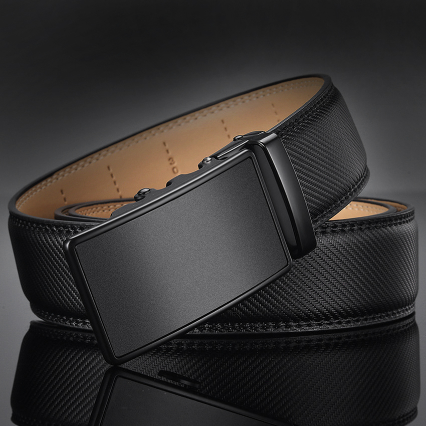 LouisWill Men's Belt Men Fashion Belt Men Genuine Leather Belts Pattern ...