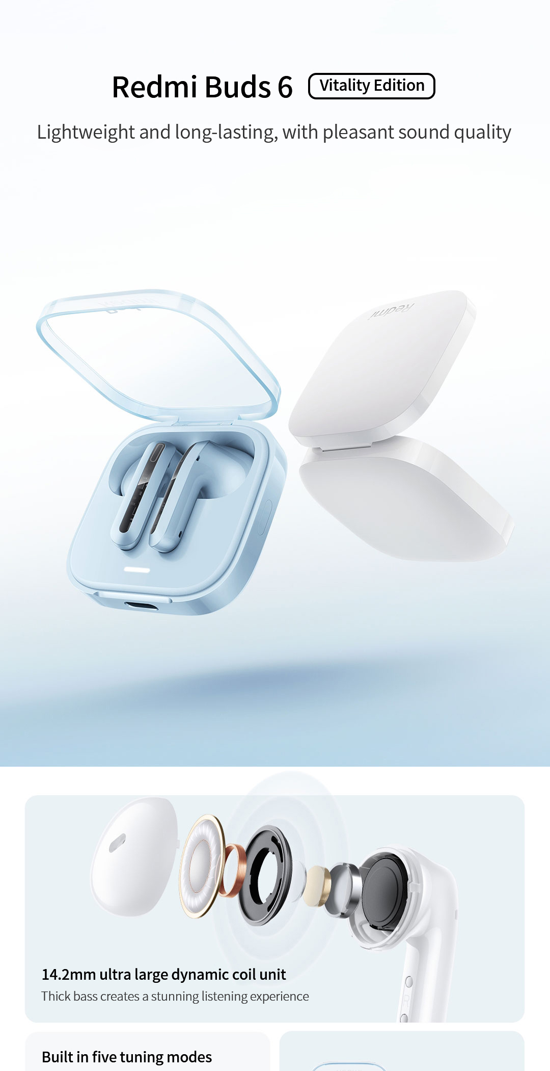 Redmi Buds 6S Wireless Earbuds Active Noise Cancelling MIUI Pop-up ...