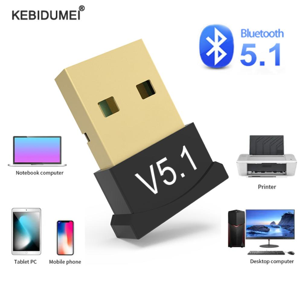 USB B luetooth 5.1 Adapter Receiver Bluetooth Dongle Wireless USB for ...