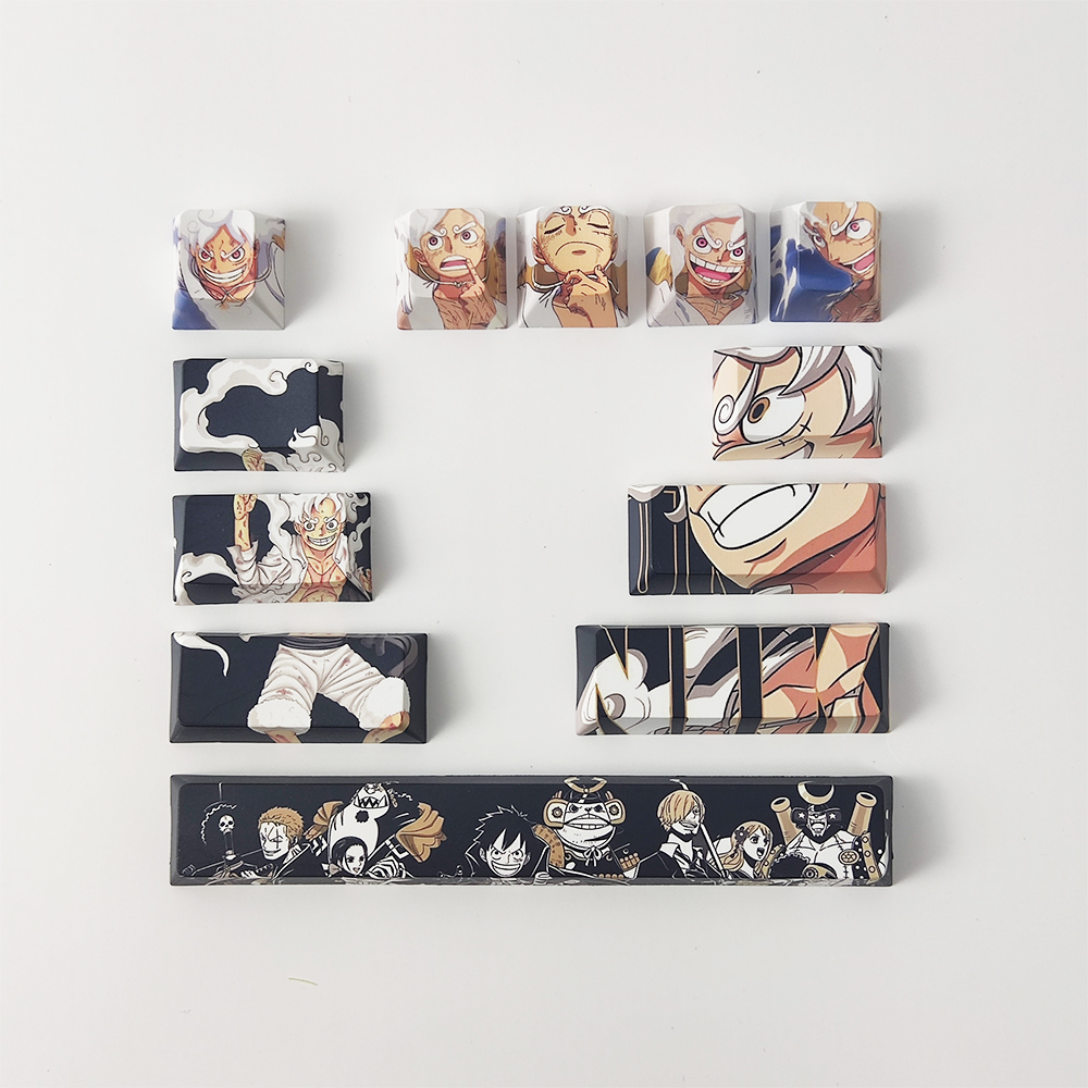 12pcs Anime Keycaps Cherry PBT Dye Sublimation Mechanical Keycaps DIY ...