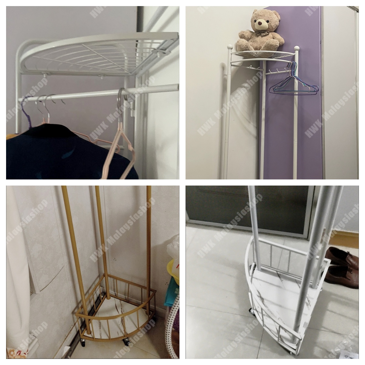 Corner Coat Rack Floor-standing Vertical Bedroom Bag Simple Hanger ...