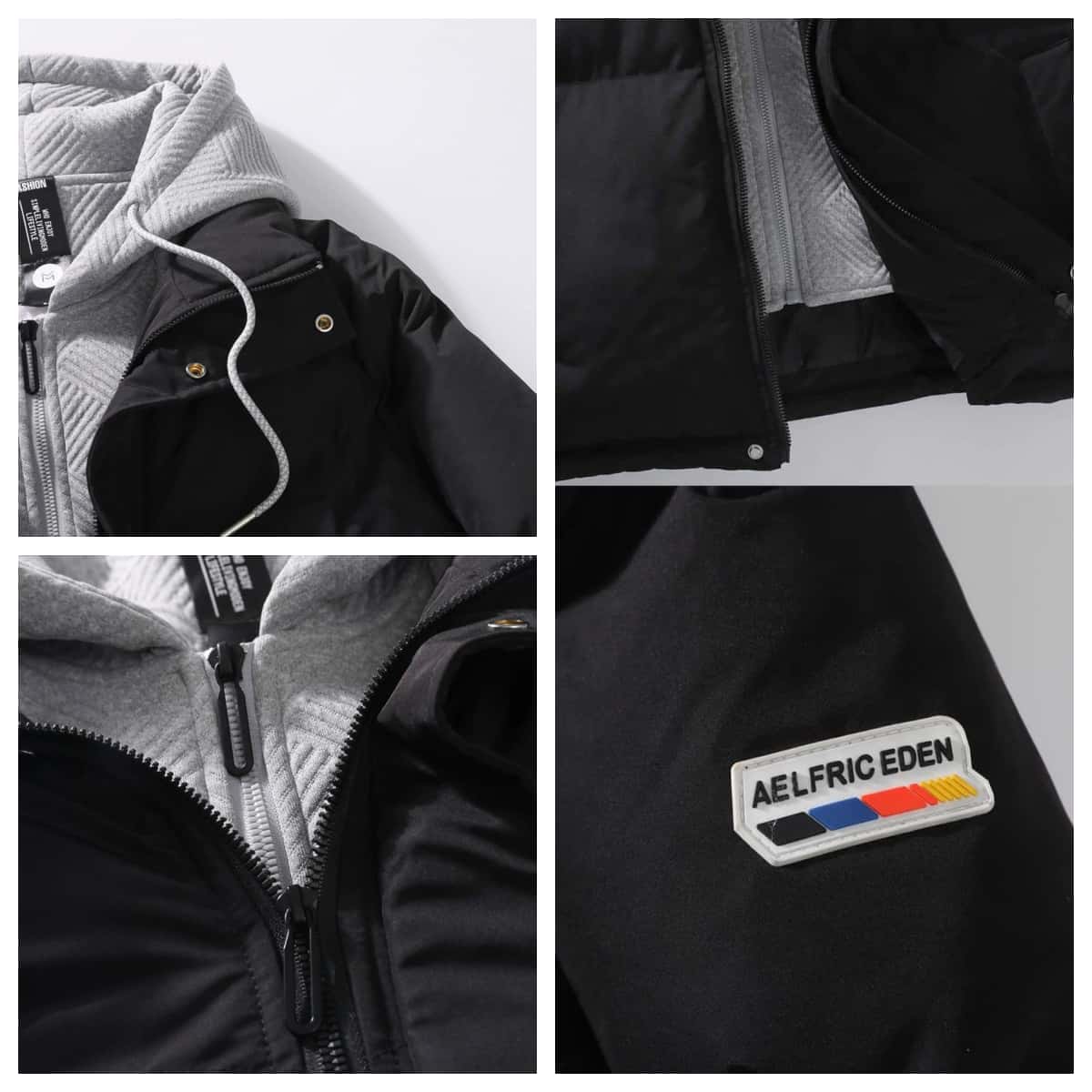 Nasa Winter Hooded Jacket Men Loose Couple Cotton Jacket Thickened Warm ...