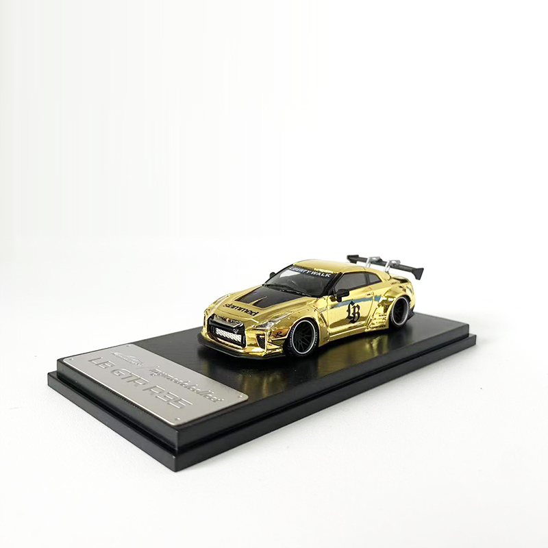 MC 1:64 Model Car Nissan GTR R35 LB Wide Body Alloy Die-Cast Vehicle ...