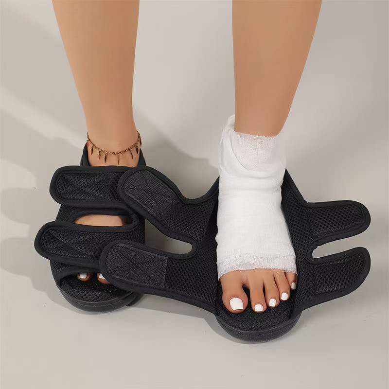 Men's Diabetic foot shoes with adjustable width, suitable for repairing ...