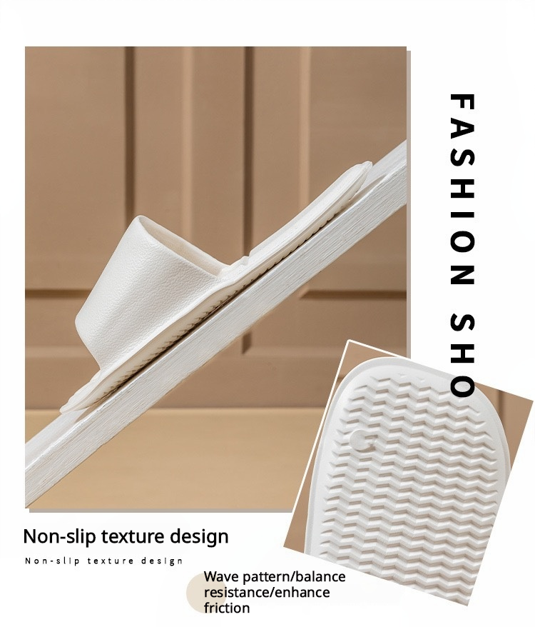 Foldable travel slippers Portable bathroom business slippers Hotel ...