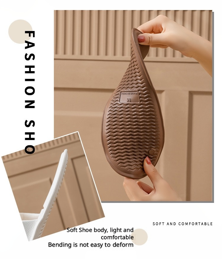 Foldable travel slippers Portable bathroom business slippers Hotel ...