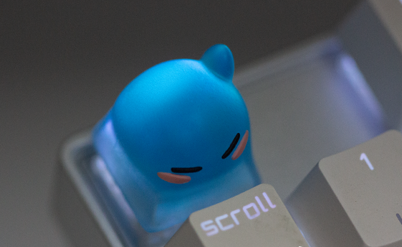 -LWMY- Slime Resin Keycaps Customized Mechanical Keyboard Personalized ...
