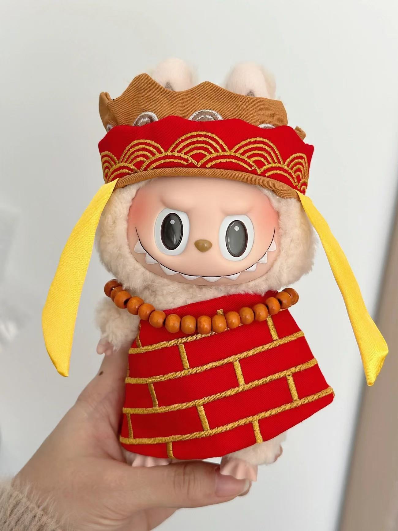 10cm/17cm Doll Labubu Clothes Cute Funny Pig Bajie Baby Clothes Set ...