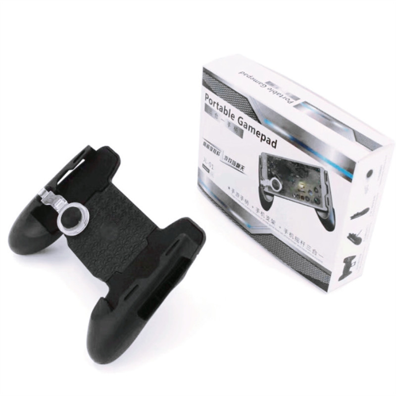RUIPENGDA Portable Gamepad 3in1 Gamepad with Extra Joystick for Mobile Phone Game Holder Mini ...