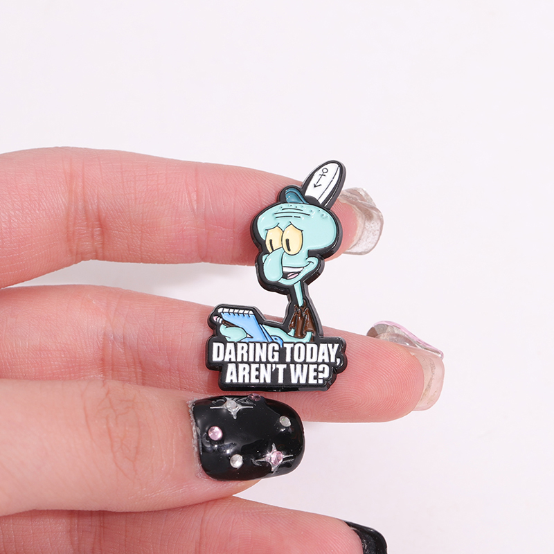 Q Funny Spongebob Patrick Star Enamel Pins Cartoon Cartoon SpongeBob ...