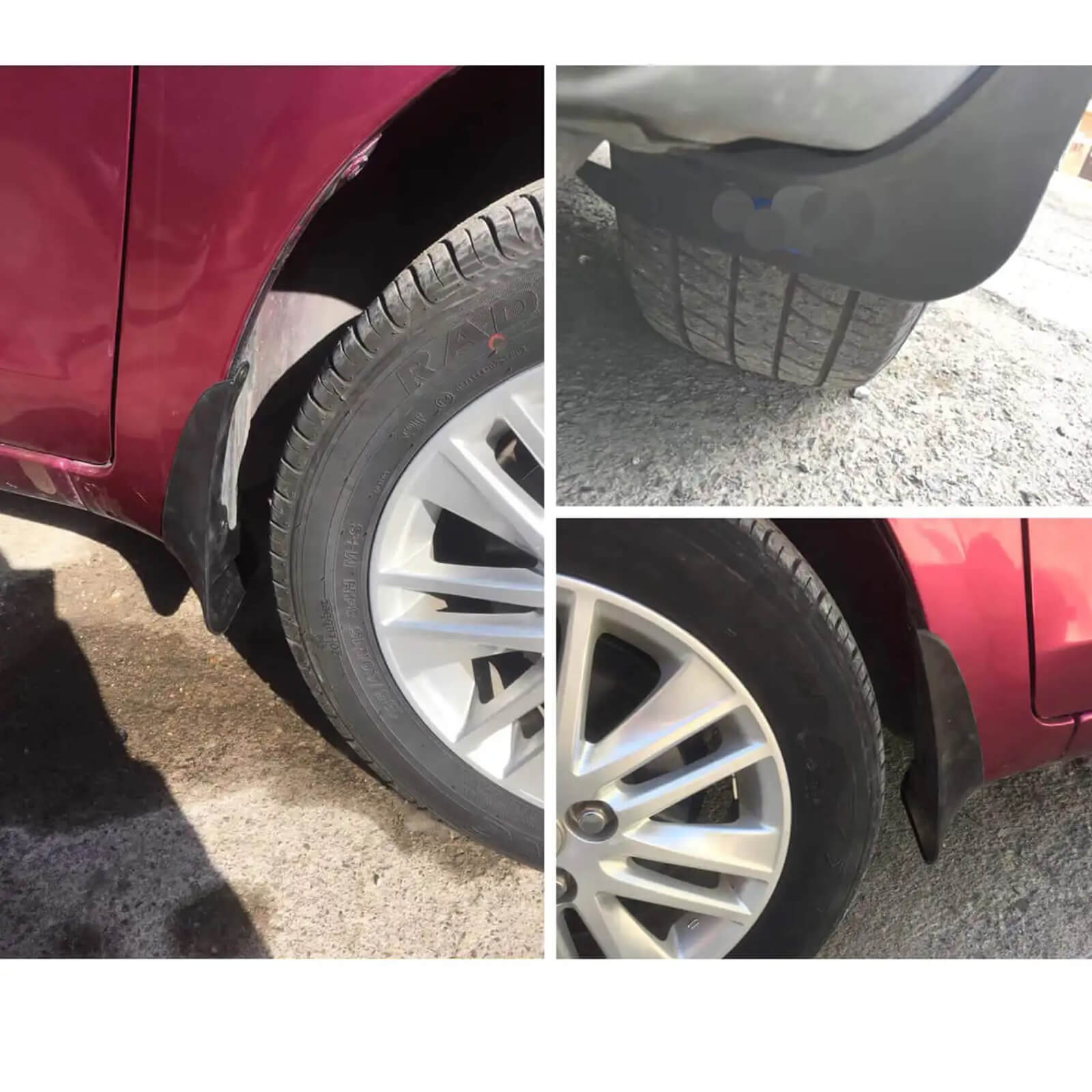 Automotive Mud Flaps For Toyota Yaris VITZ Hatchback 2006 2007 2008 ...