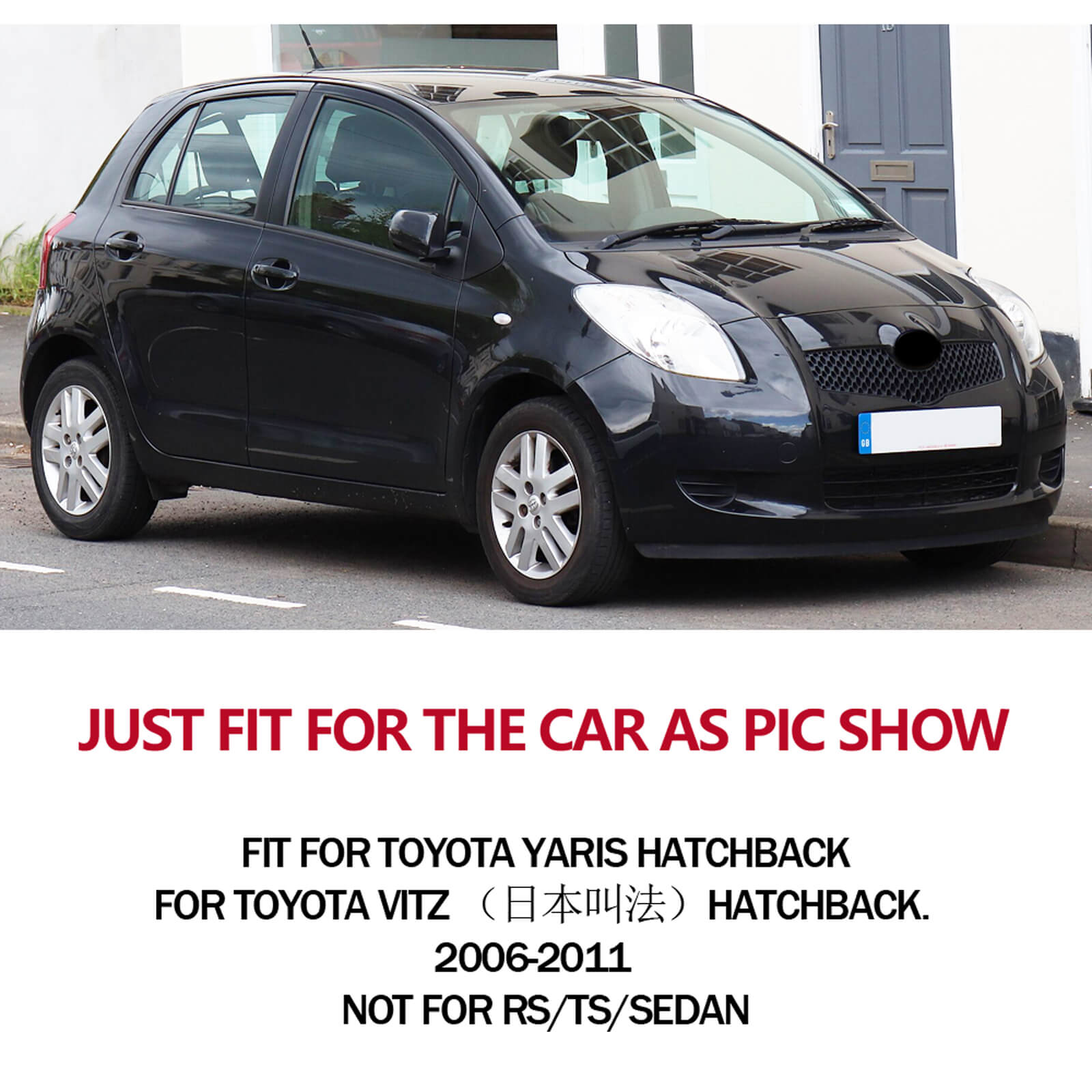 Automotive Mud Flaps For Toyota Yaris VITZ Hatchback 2006 2007 2008 ...