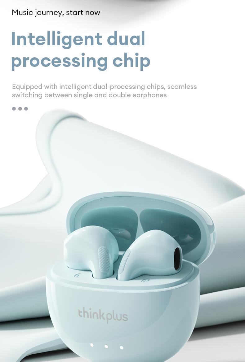 Lenovo LP2 Pro Bluetooth Earphone HIFI Stereo Intelligent Noise ...