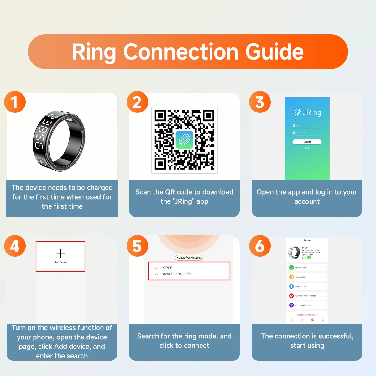 Gesture Swipe Video New Smart Ring With Sleep Monitoring 5ATM ...