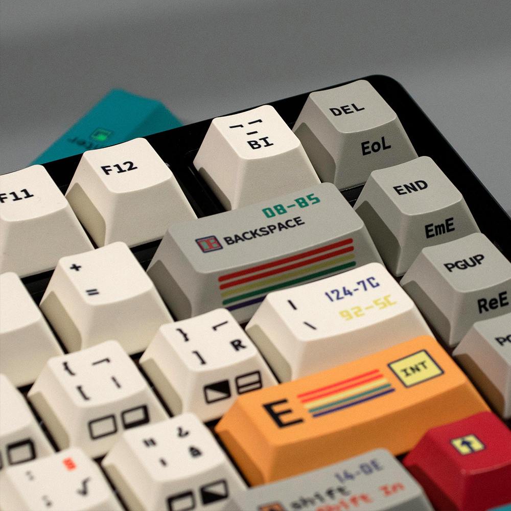 Alice Retro C64 Keycaps 145Keys/Set PBT Cherry Profile Custom Keycaps ...
