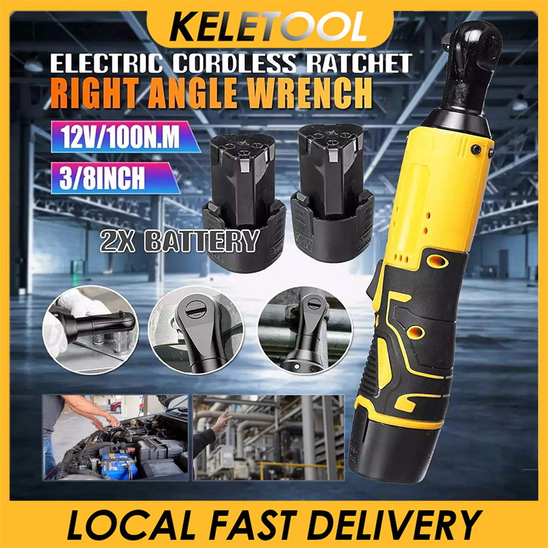 Cordless Electric Ratchet Wrench Set 225RPM 18V Cordless Ratchet Wrench ...