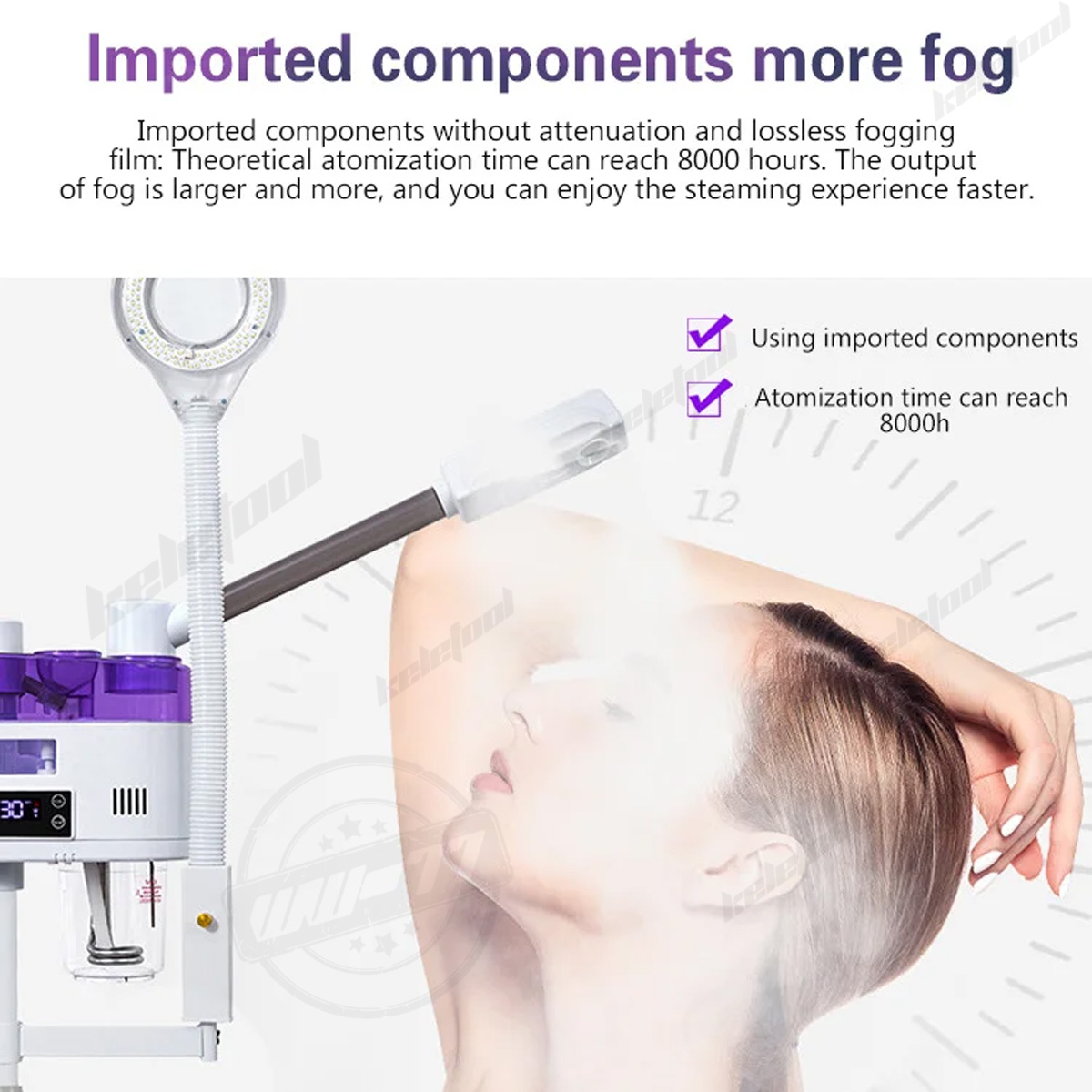 Facial Steamer Hot Cold Spray Machine Beauty Spray Home Spa Ozone ...