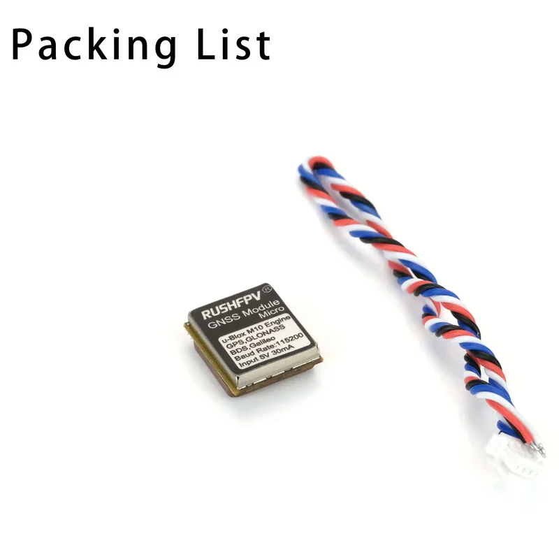 RUSHFPV GNSS Pro Mini Micro M10 GPS Module 10HZ Rate Built-in Ceramic ...