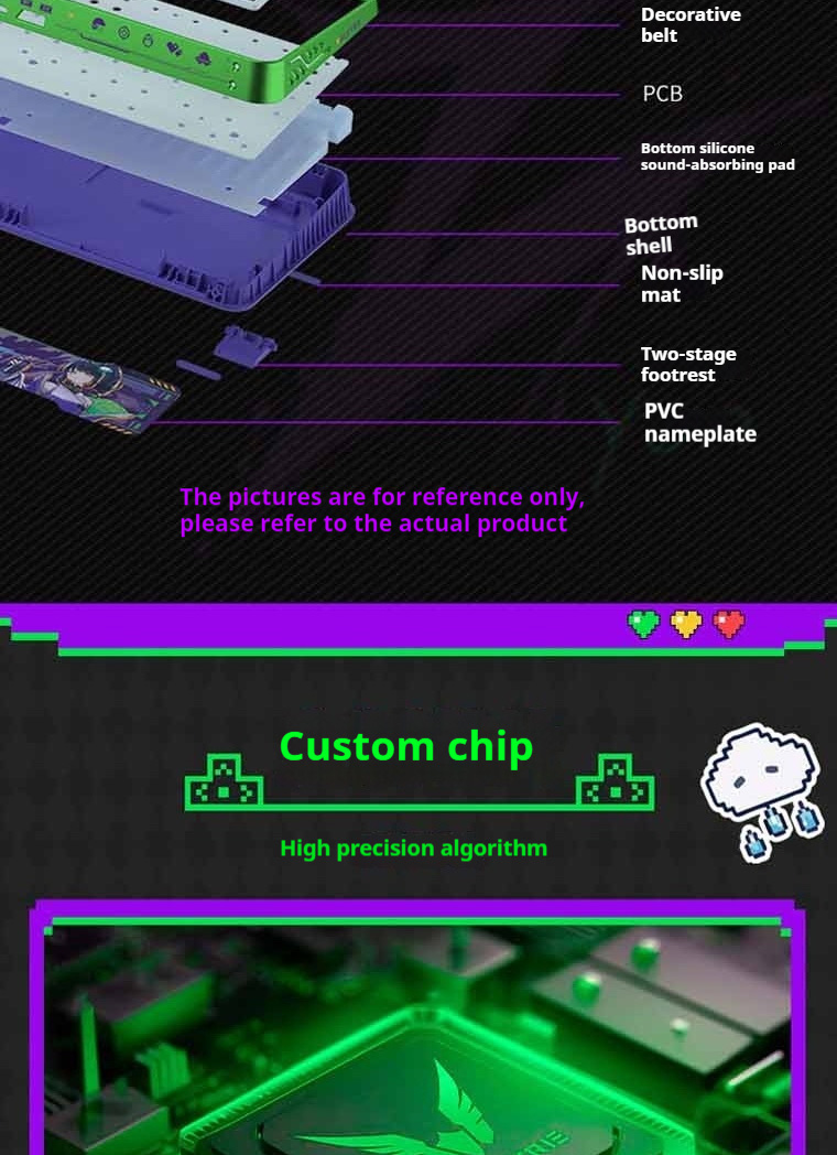 VALKYRIE VK MAG 75 gaming magnetic axis wired gaming keyboard, 8K ...