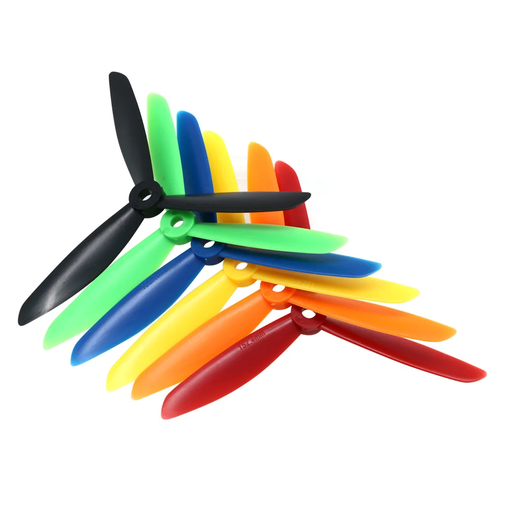 4pcs 6045 6x4.5 Inch 3 Blade Prop CW CCW Direct Drive Plastic Propeller ...