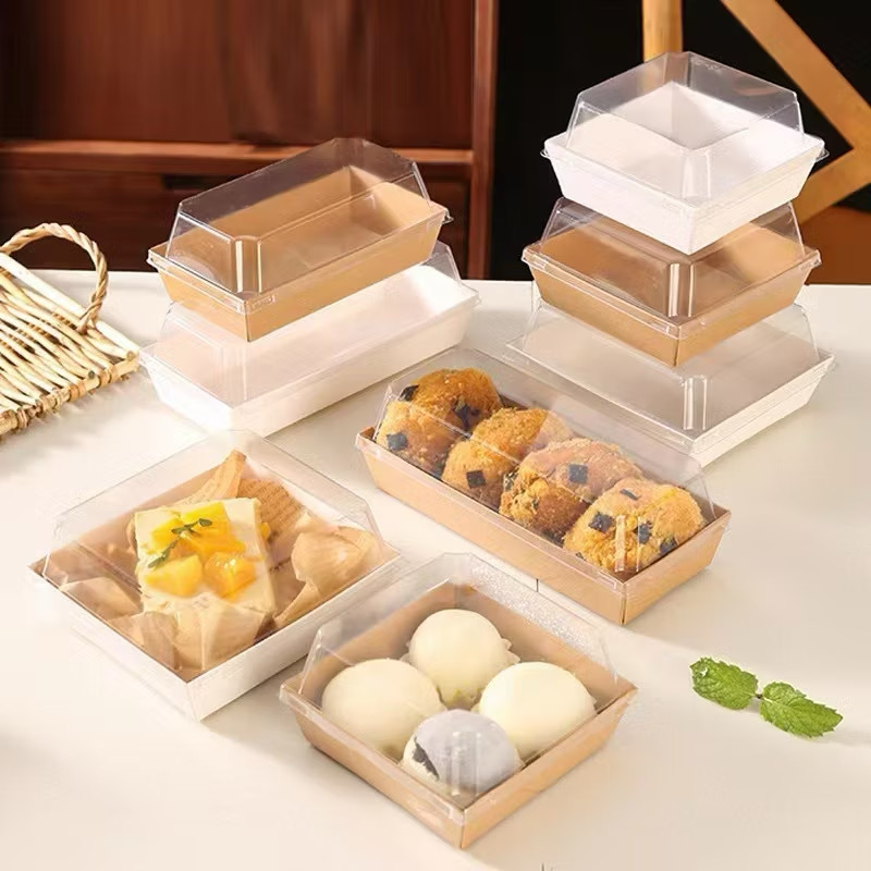 📦Local sellers📦24h MY 50PCS Kotak Kek/Food Box/Dessert Box/Mini Cake ...