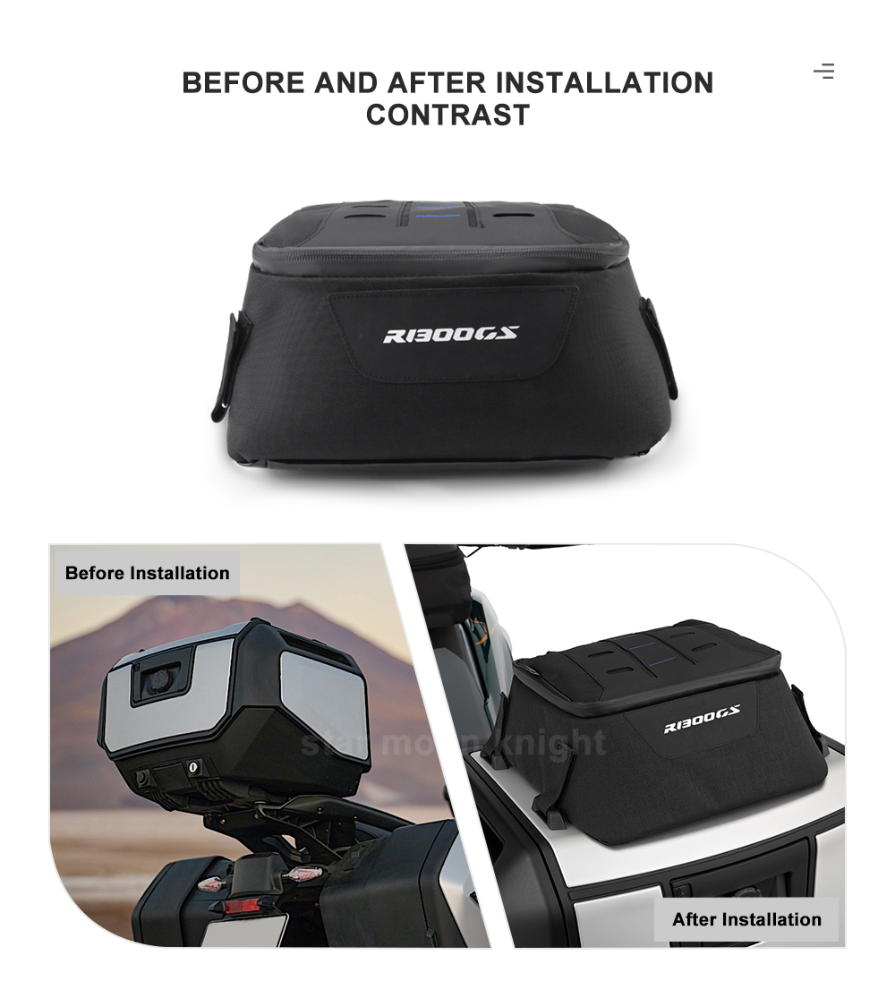 Motorcycle Vario Top Case Bag For BMW R1300GS R1300 R 1300 GS Top Box ...