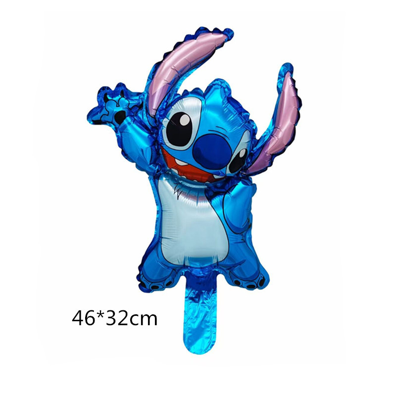 18inch Stitch Foil Balloon Kids Happy Birthday Party Decorations Helium ...