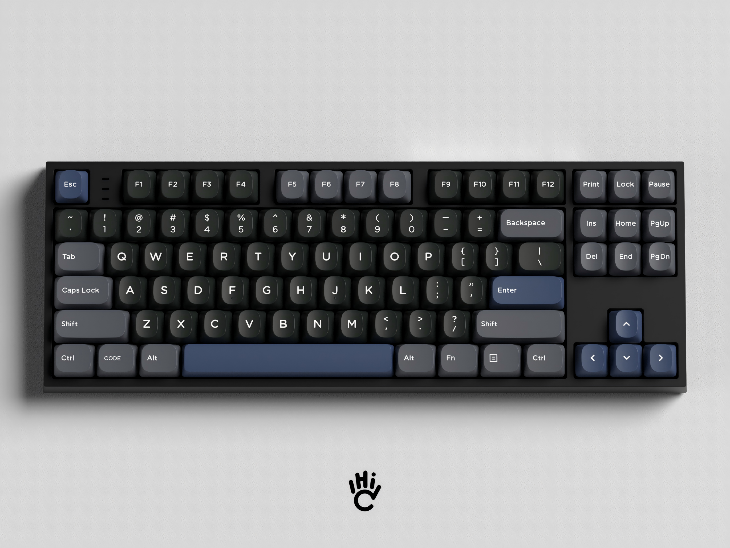 Obsidian Two-color Theme Keycaps 171keys YMK Profile Keycap Custom PBT ...