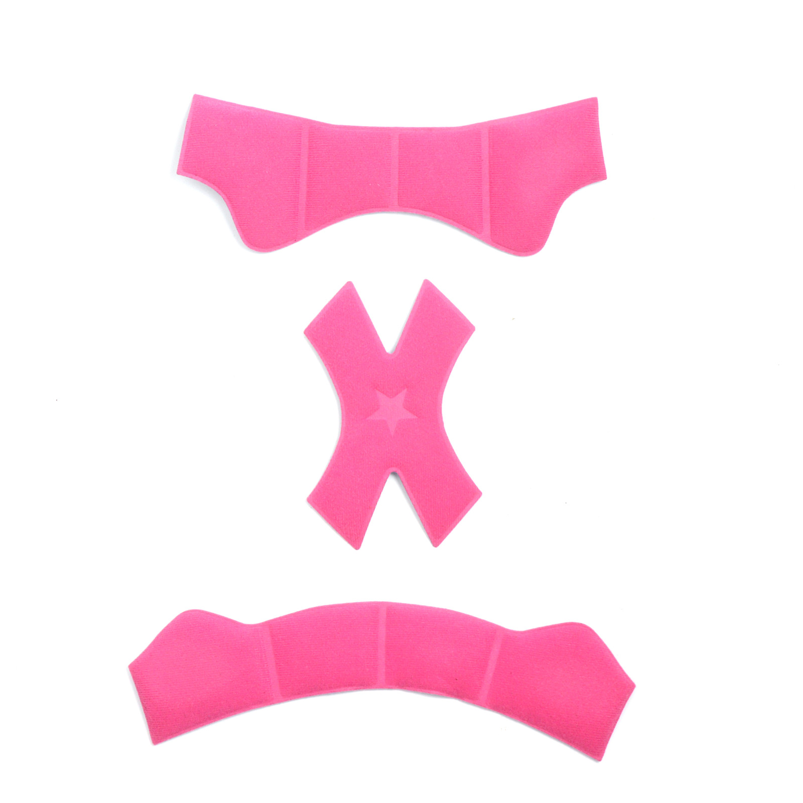Helmet Inner Padding Foam Pads Kit Blue-Pink Sealed Sponge Protective ...