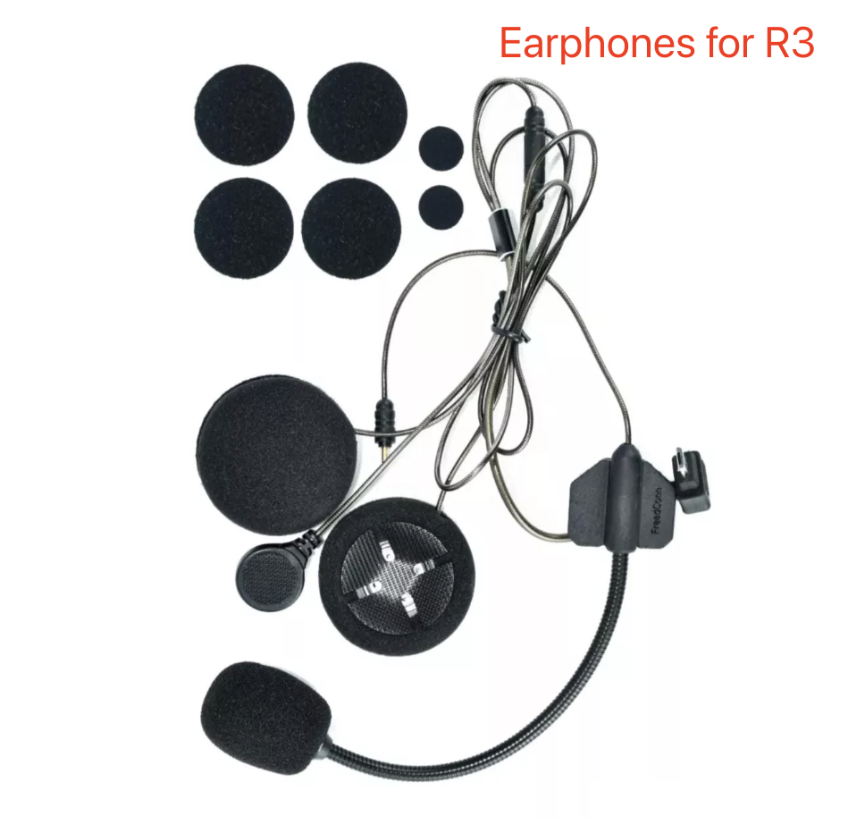 Original Freedconn R3/FX Pro Motorcycle Intercom D7 HI-RES Earphone ...