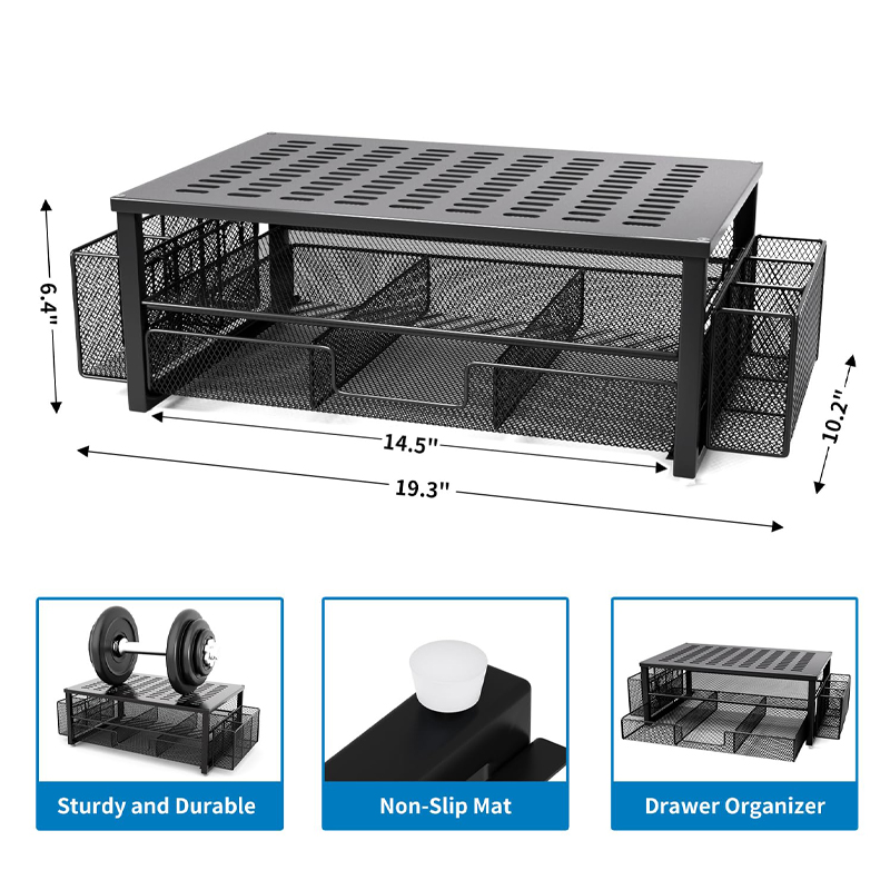 Laptop monitor stand computer desk desktop stand 20KG with drawer ...