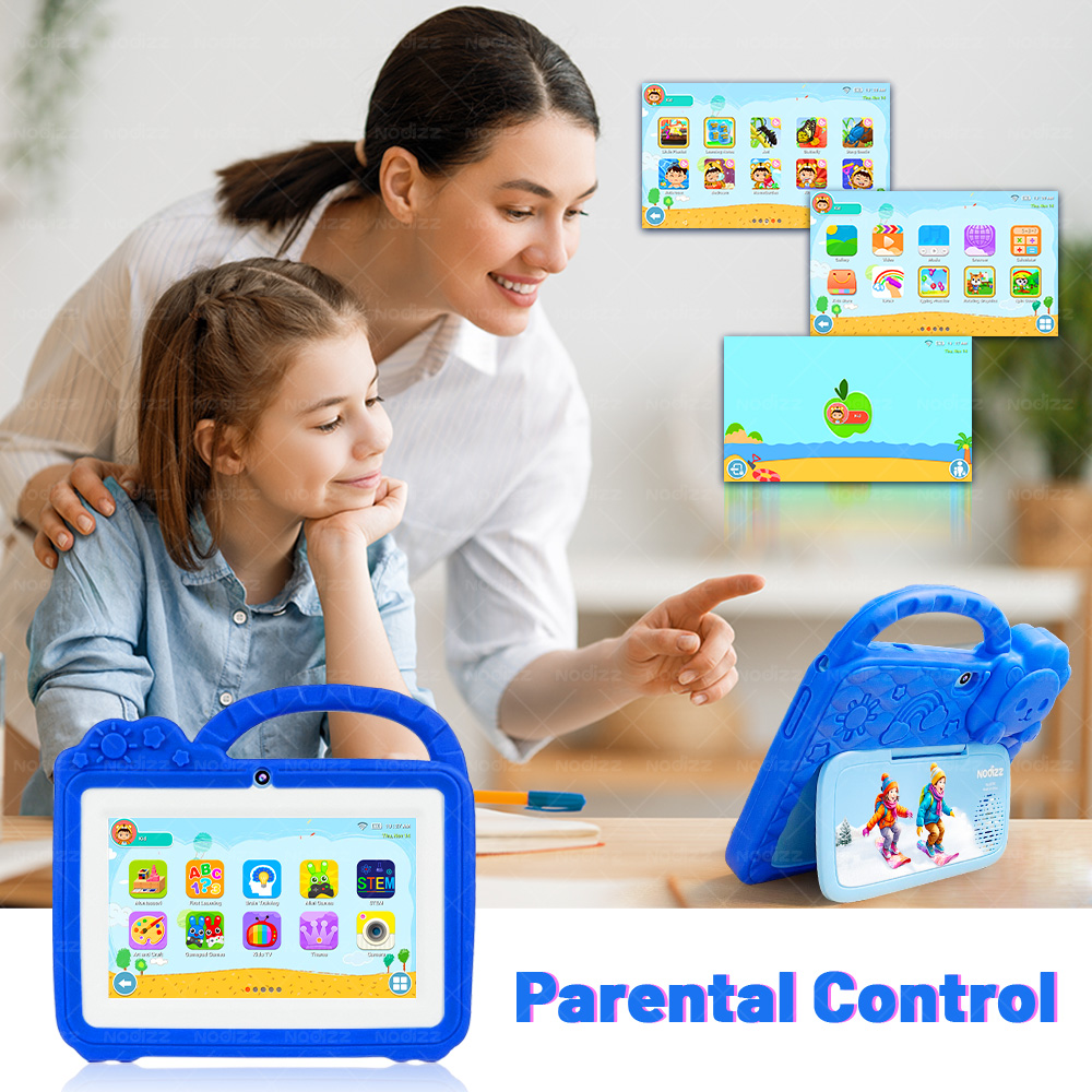 Nodizz Tab NPad708 Android 13 Tablet For Kids (7' / 4GB RAM + 128GB/ROM ...