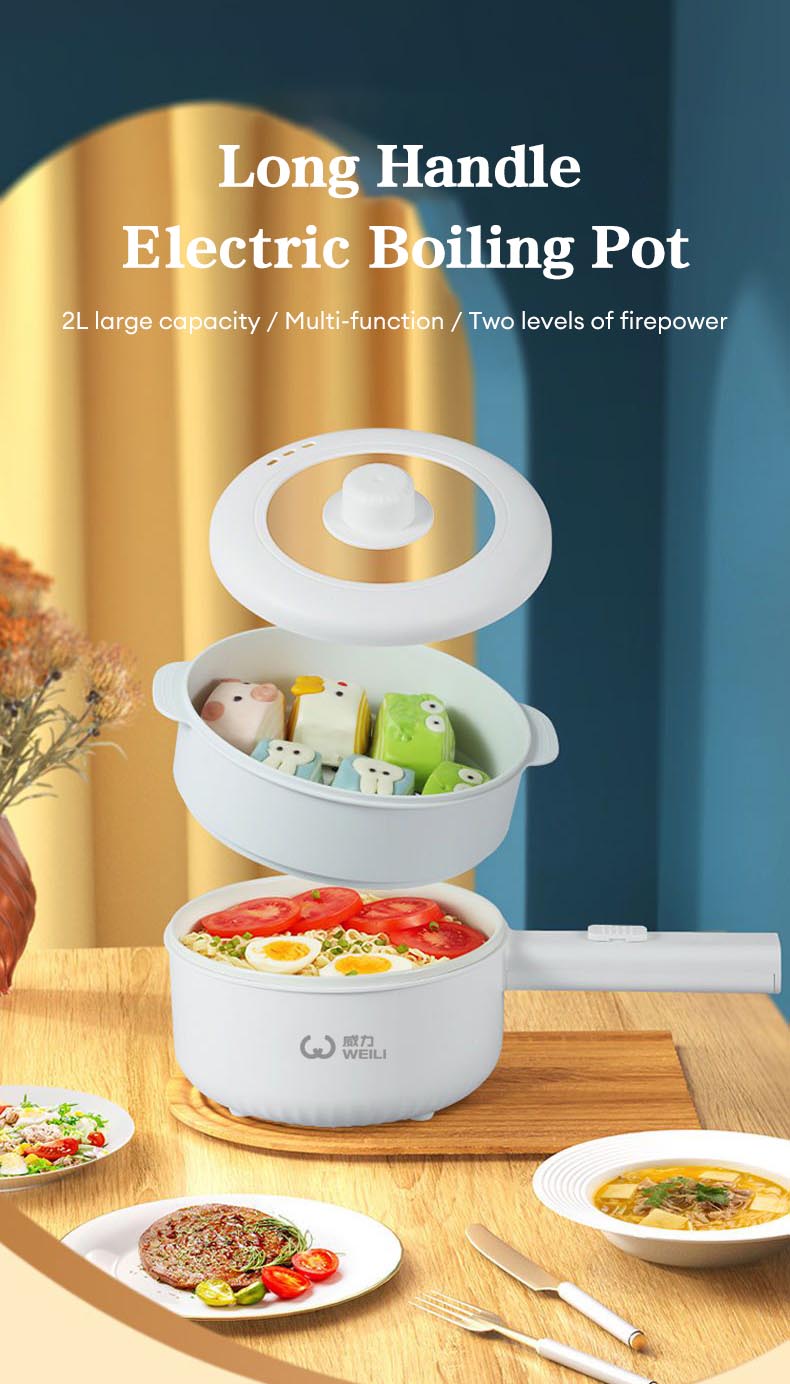 2L Small Electric Pot For Home Use Multifunctional Dormitory Student ...
