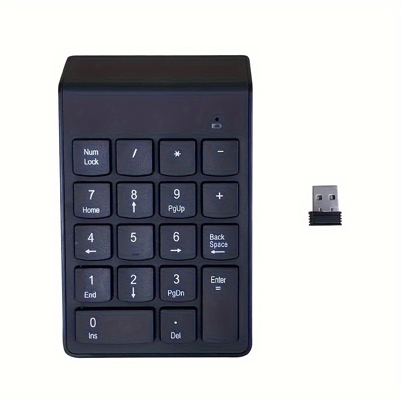 18 Key Numeric Keyboard Portable Silent Numeric Pad Password Keyboard