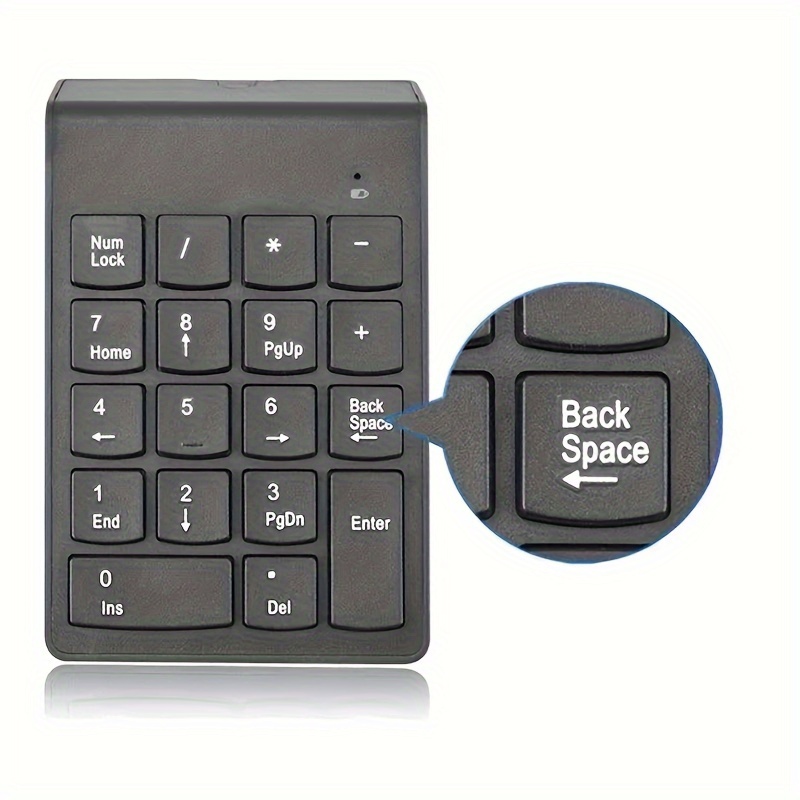 18 key numeric keyboard, portable silent numeric pad, password keyboard, ultra-thin numeric ...