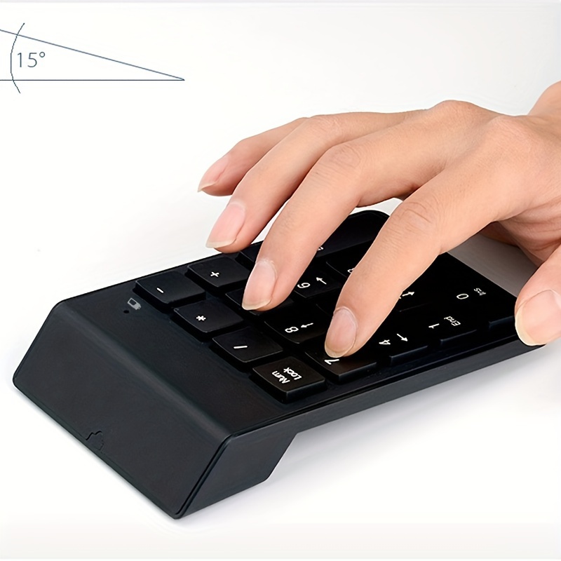 18 key numeric keyboard, portable silent numeric pad, password keyboard, ultra-thin numeric ...