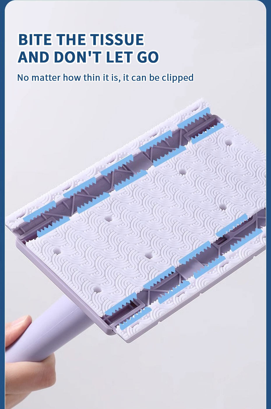 Mop Tisu Pakai Buang Disposable Mop Lantai Lazy Disposable Clip Cloth ...