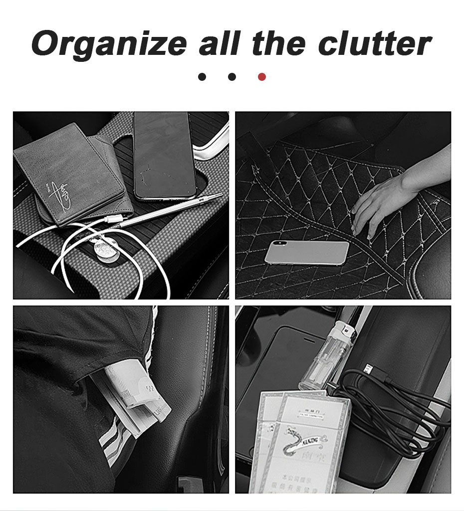 SEAMETAL Car Seat Back Organizer Multi Pocket Storage Bag Tablet Holder ...