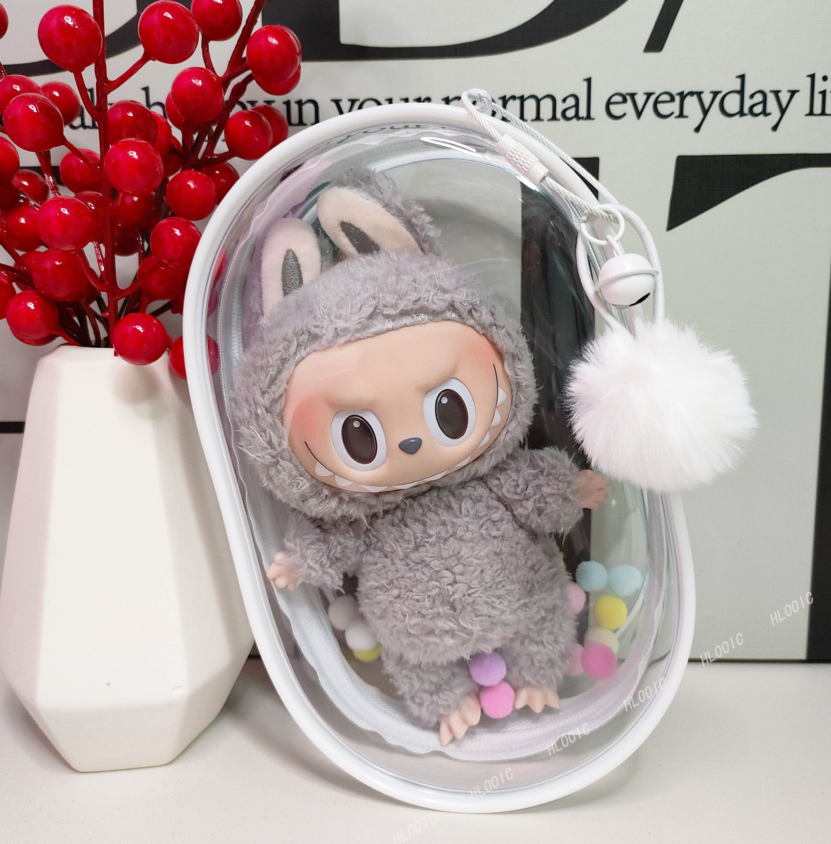 15cm 17cm labubu V1 V2 V3 Outing Bag for DIMOO WORLD Liila Bao-ao ...