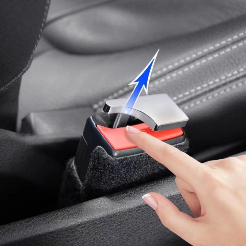 Car Safety Seat Belt Buckle Clip Car Logo Seat Belt Auto Seat Belt ...