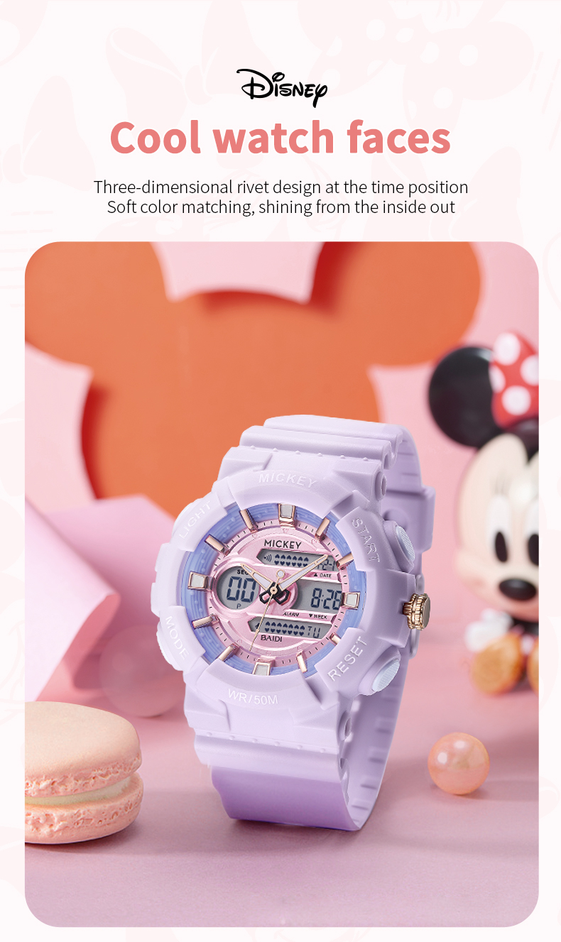 Disney Disney Genuine Mickey Co-Branded Series Sports Electronic Watch ...