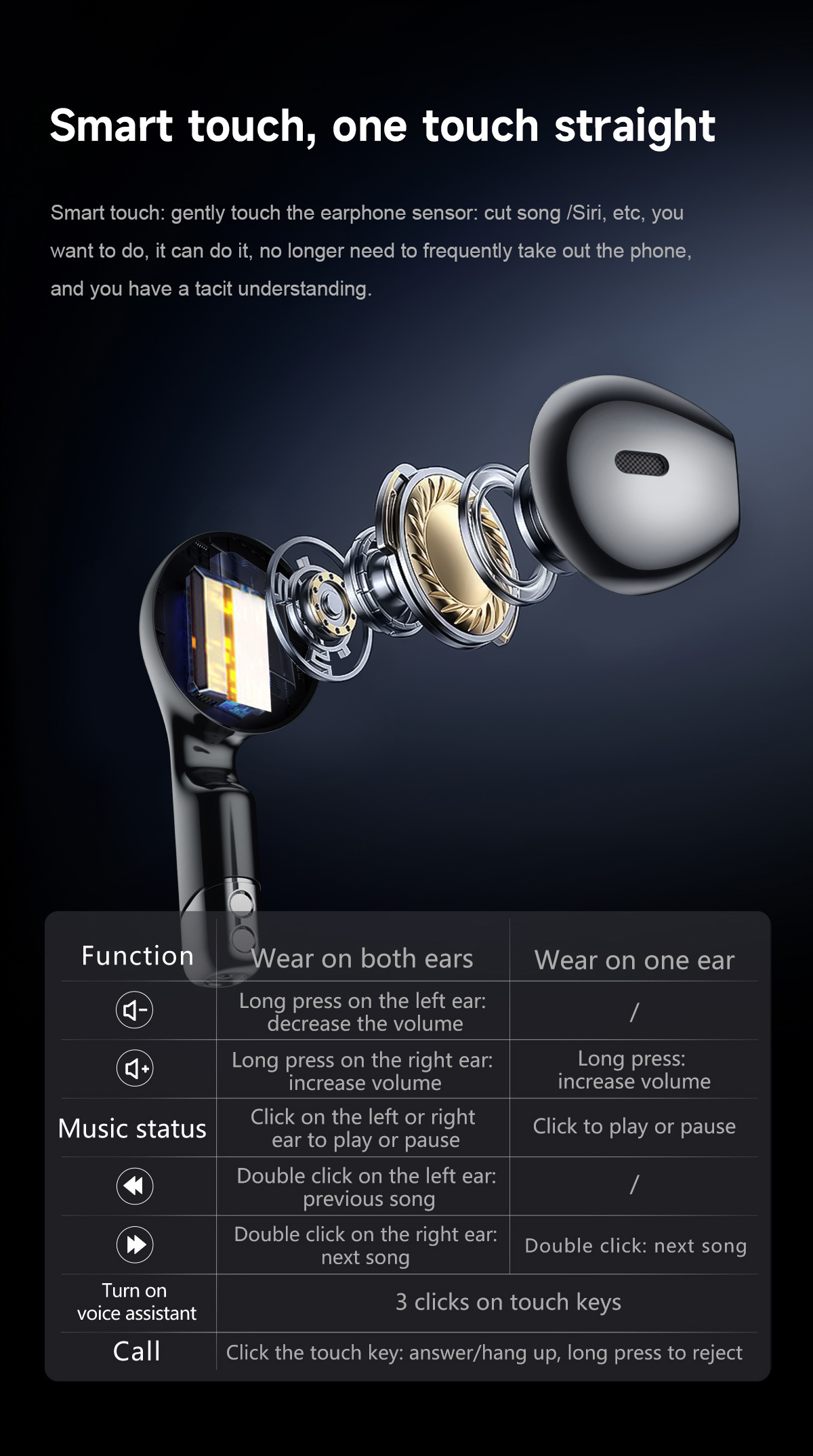 New Smart Watch TWS 2-in-1 Headset Bluetooth Talk Heart Rate Blood Pressure Health Monitoring ...